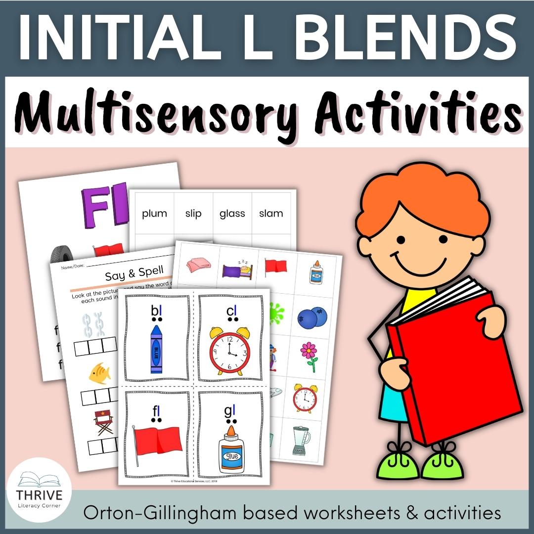 Initial L Blends Multi-Sensory Activities – Thrive Literacy Corner Shop