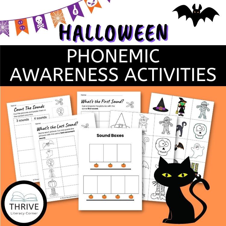 Halloween Phonemic Awareness Activities – Thrive Literacy Corner Shop