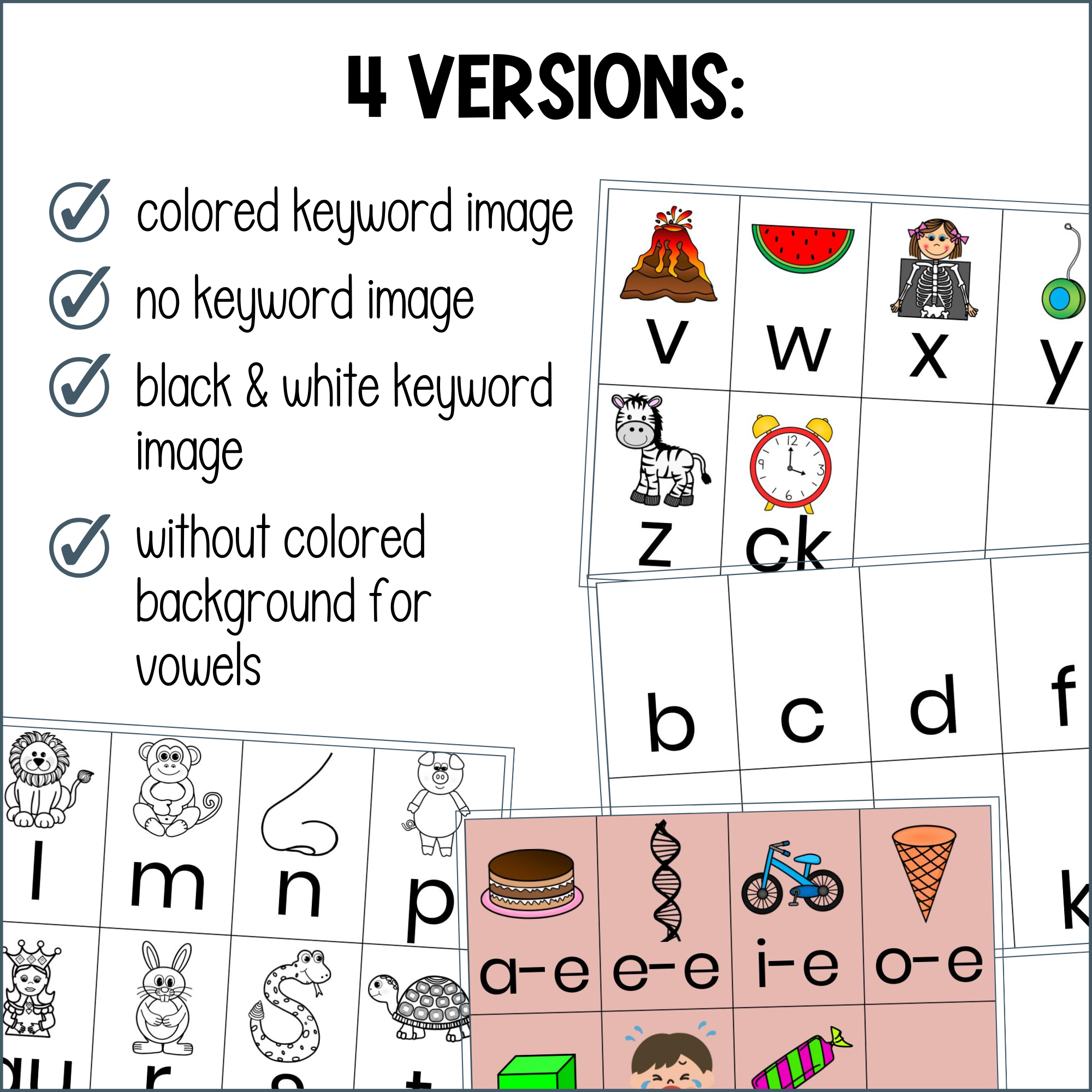 Phonogram Cards - Sound Spelling Cards - Phoneme Grapheme Spelling Car ...