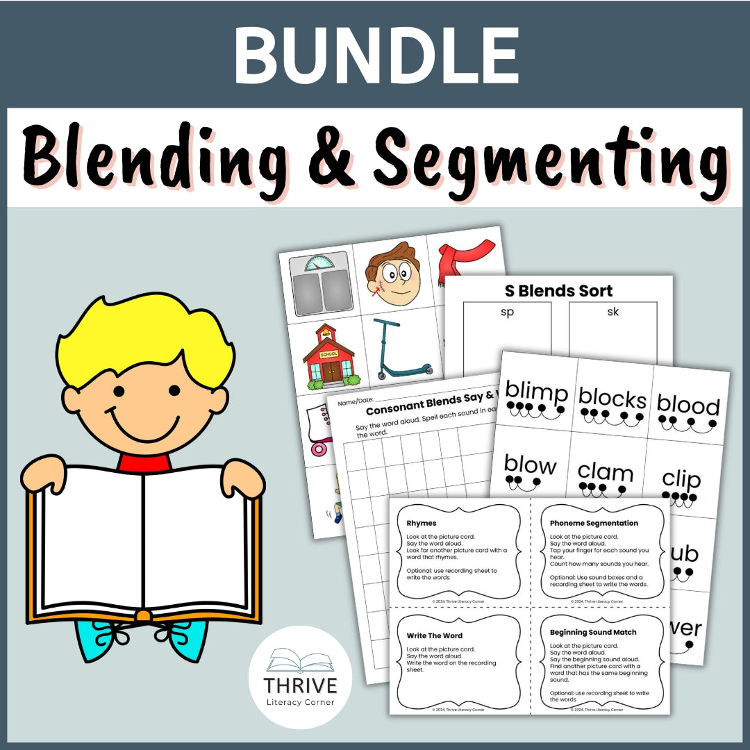 Segmenting & Blending Cards Bundle – Thrive Literacy Corner Shop