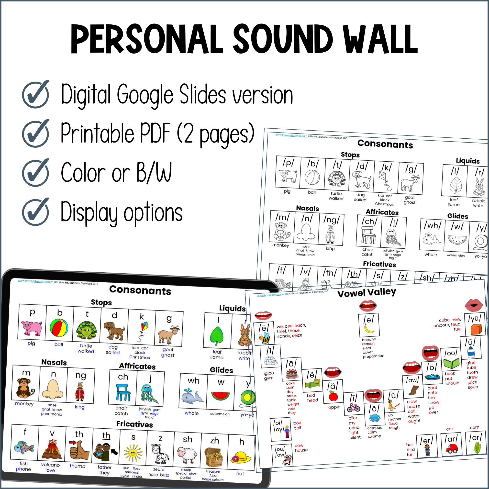 Sound Wall Bundle – Thrive Literacy Corner Shop