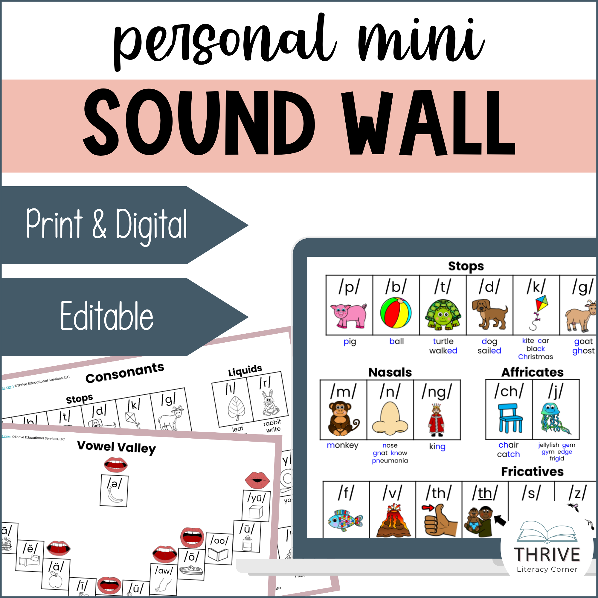 Mini Portable Sound Wall - Printable & Digital Google Slides Version ...