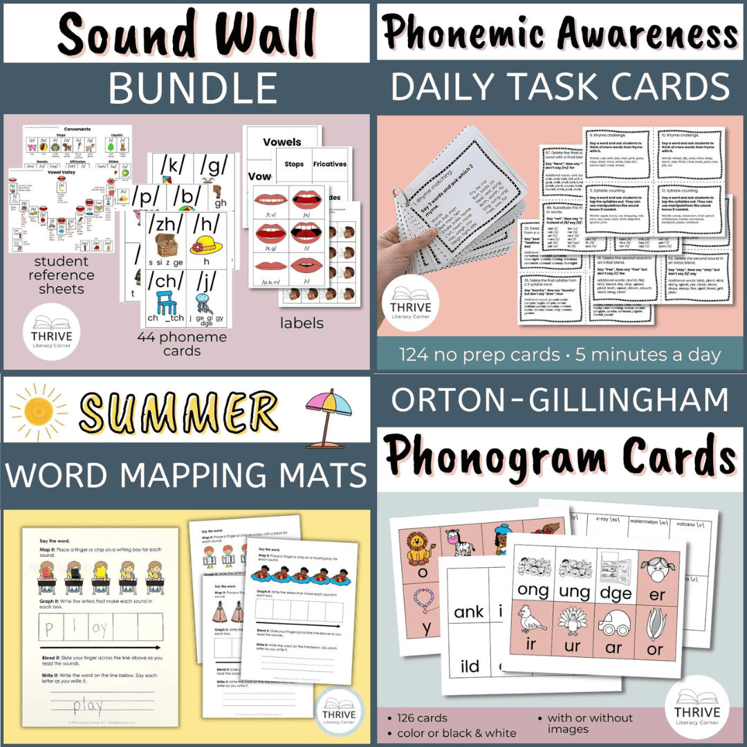 Back to School SOR Bundle – Thrive Literacy Corner Shop