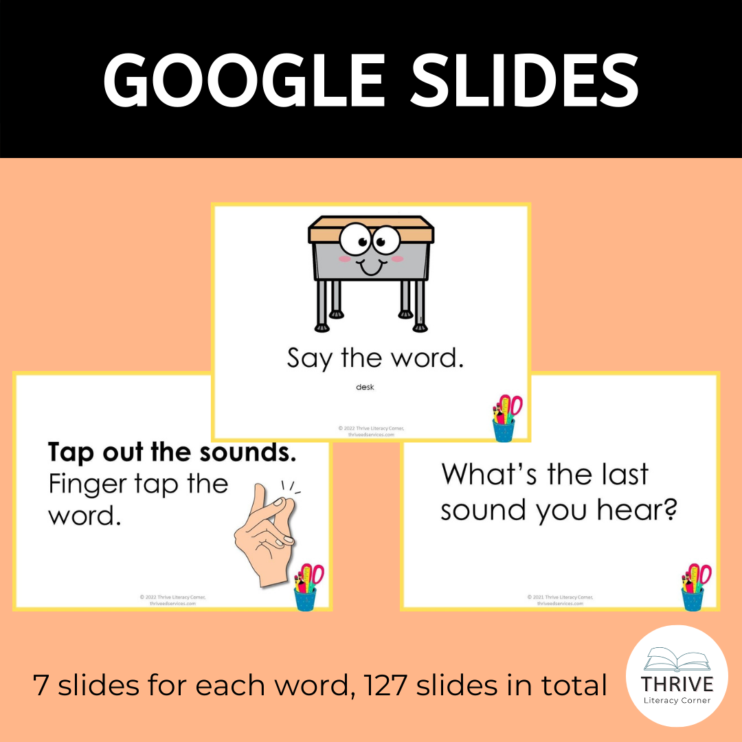 Back to School Themed Phonemic Awareness Activities – Thrive Literacy ...