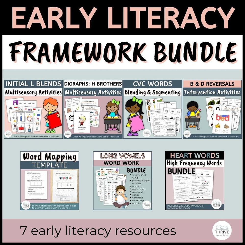 Early Literacy Framework Bundle – Thrive Literacy Corner Shop